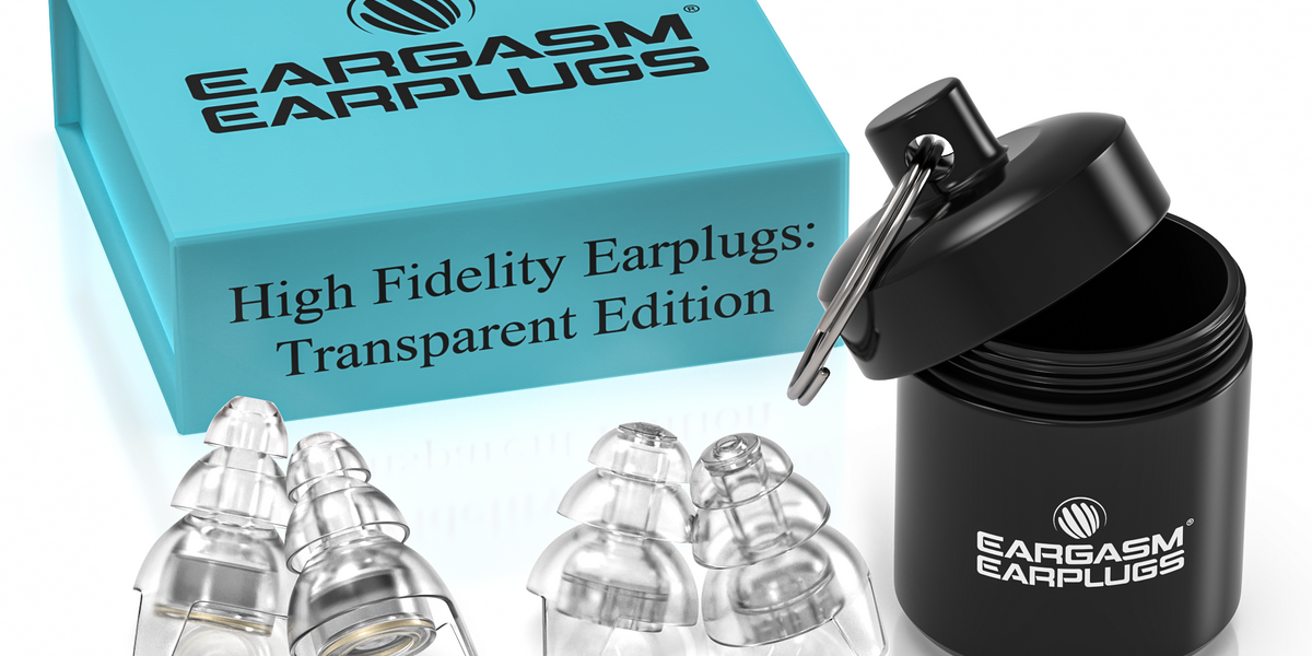 High Fidelity Earplugs: Transparent Edition– Eargasm
